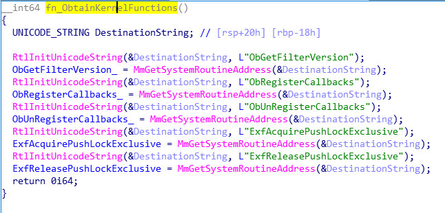 Reversing XignCode3 Driver – Part 2 – Analyzing init functions