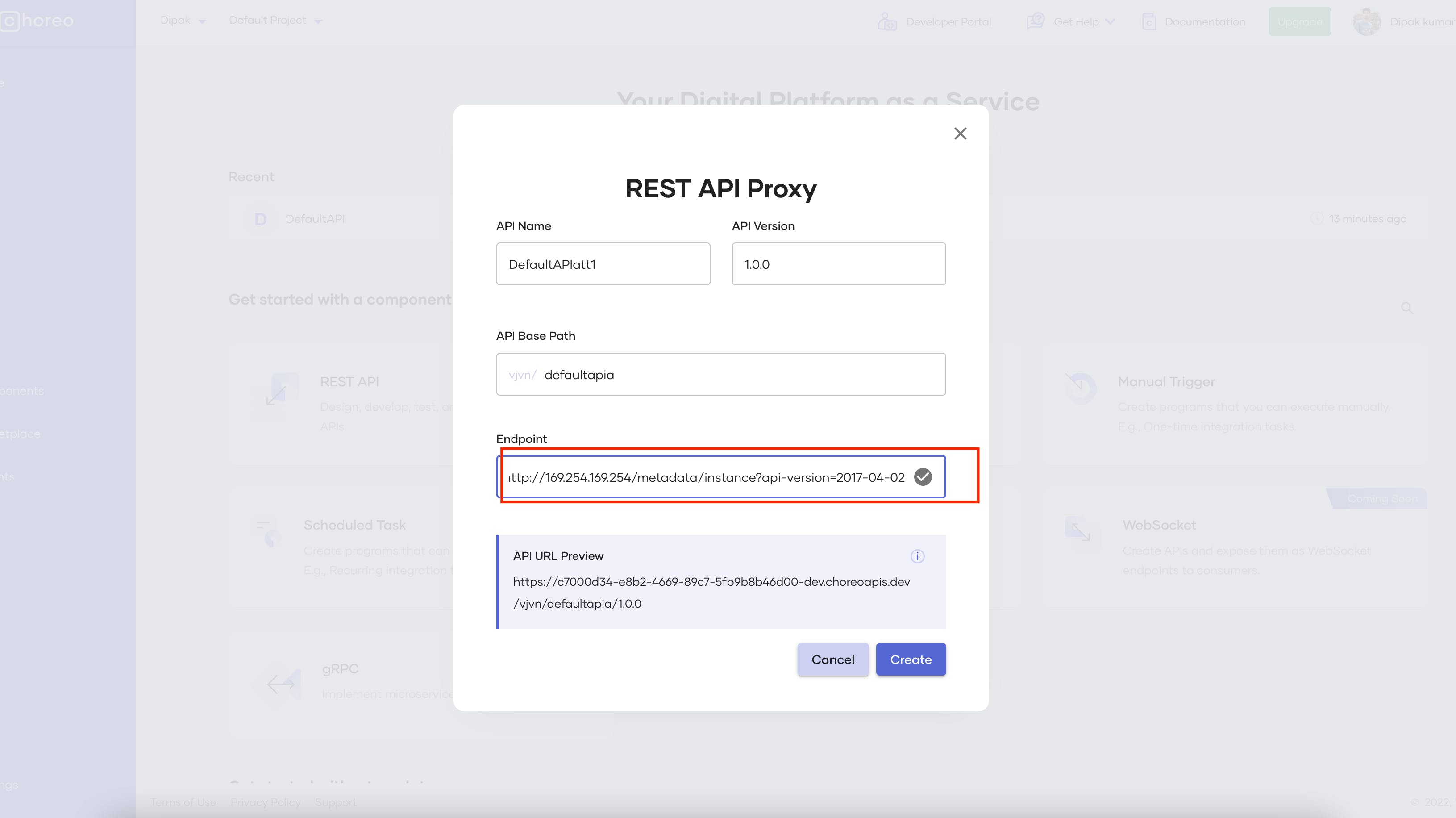 How I Found SSRF In Choreo's REST API Proxy