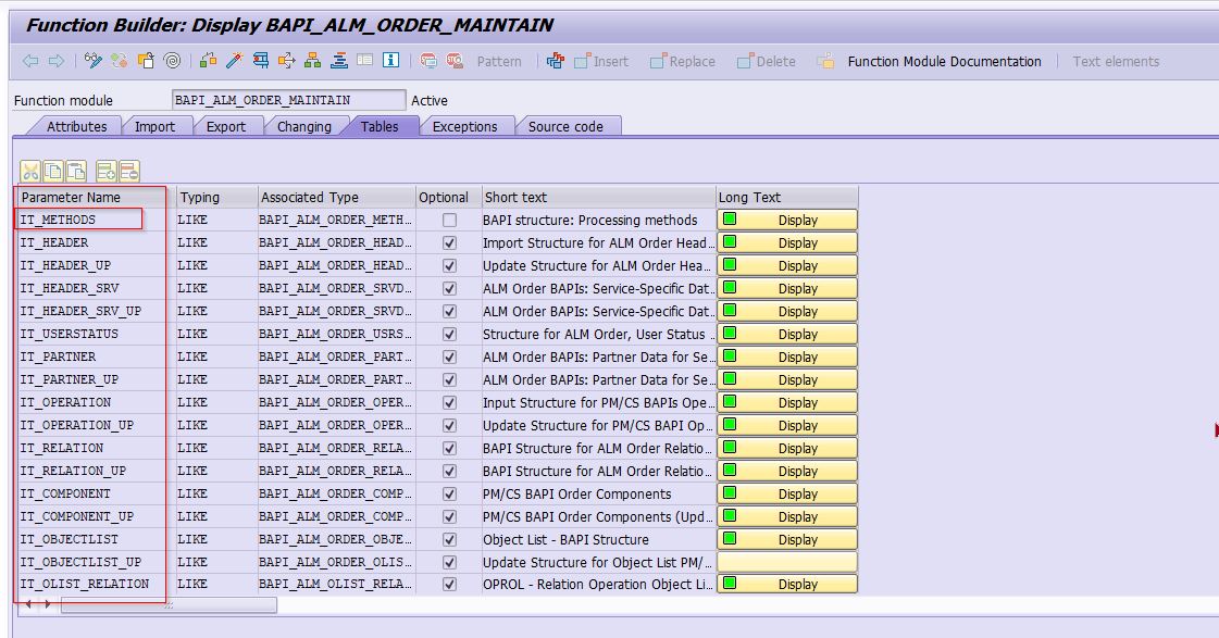 Crate Workorder for the PM/QM notification by using BAPI “BAPI_ALM_ORDER_MAINTAIN”