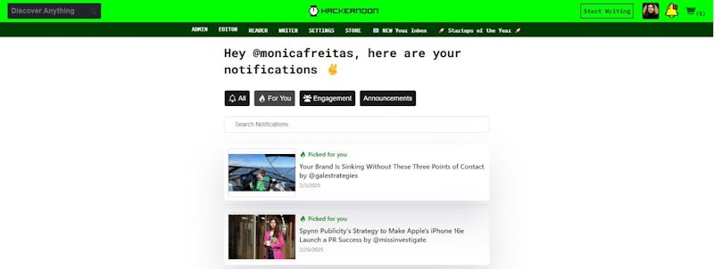 Find Your Next Tech Read: Personalized 'For You' Technology Blogs on HackerNoon