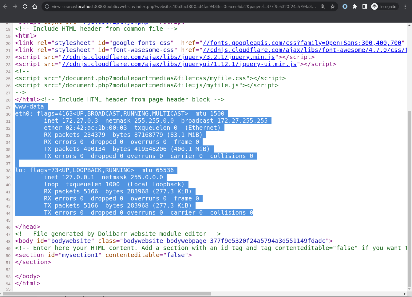 (CVE-2023-4197) Dolibarr ERP CRM