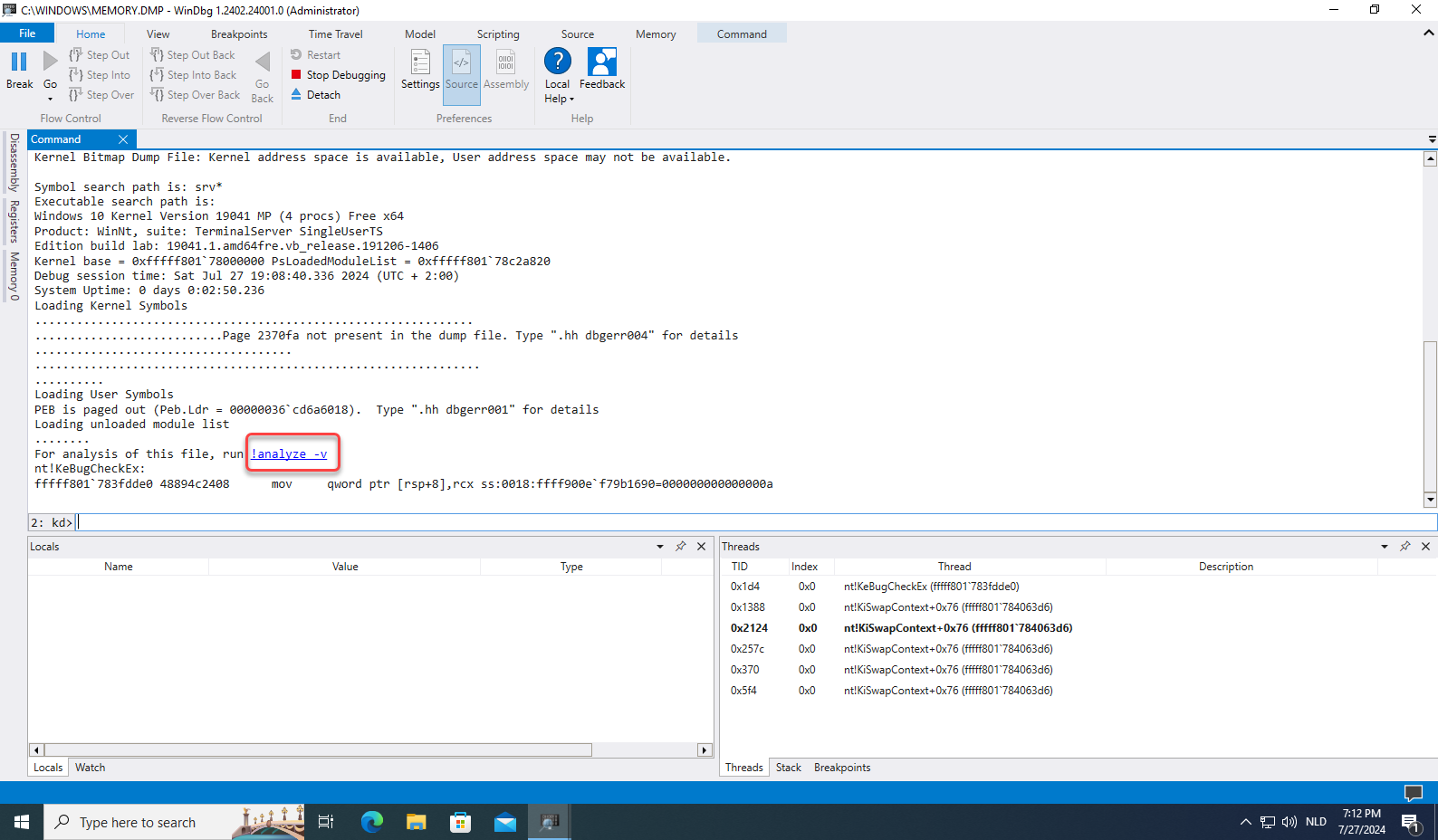 Create Your Own BSOD: NotMyFault, (Sat, Jul 27th)