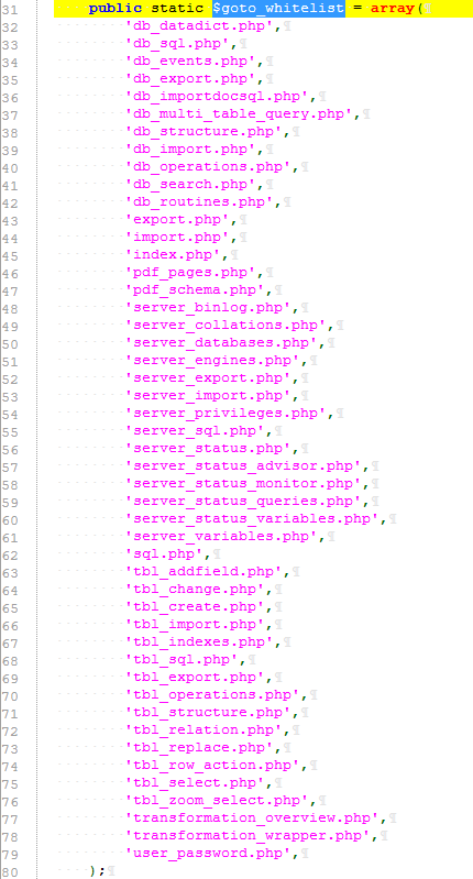 phpmyadmin4.8.1 后台LFI